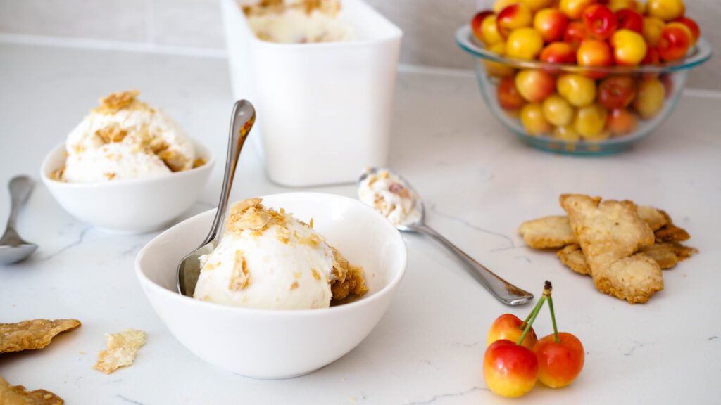 Cherry Pie Ice Cream - The Floral Apron