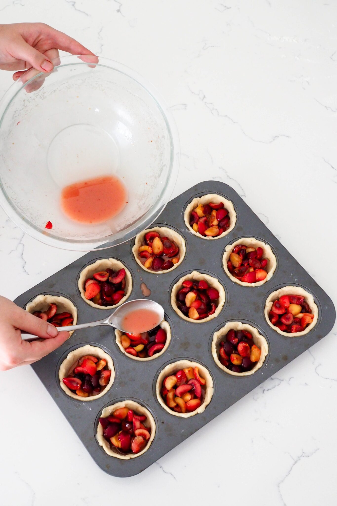 Mini Cherry Pies | The Floral Apron