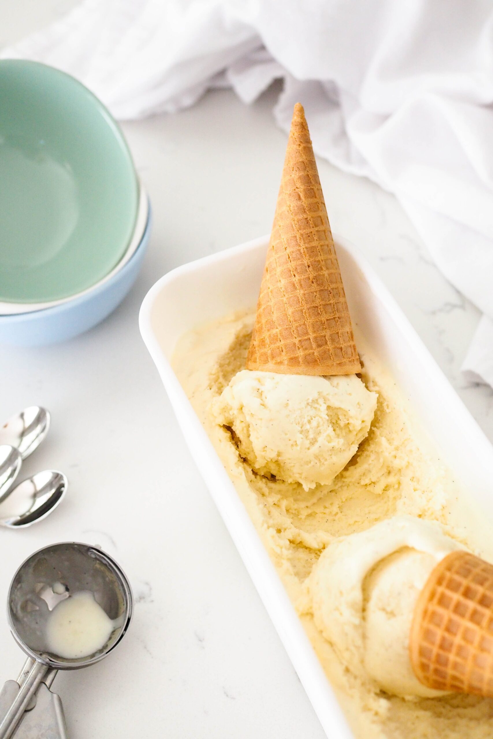 French Vanilla Ice Cream - The Floral Apron