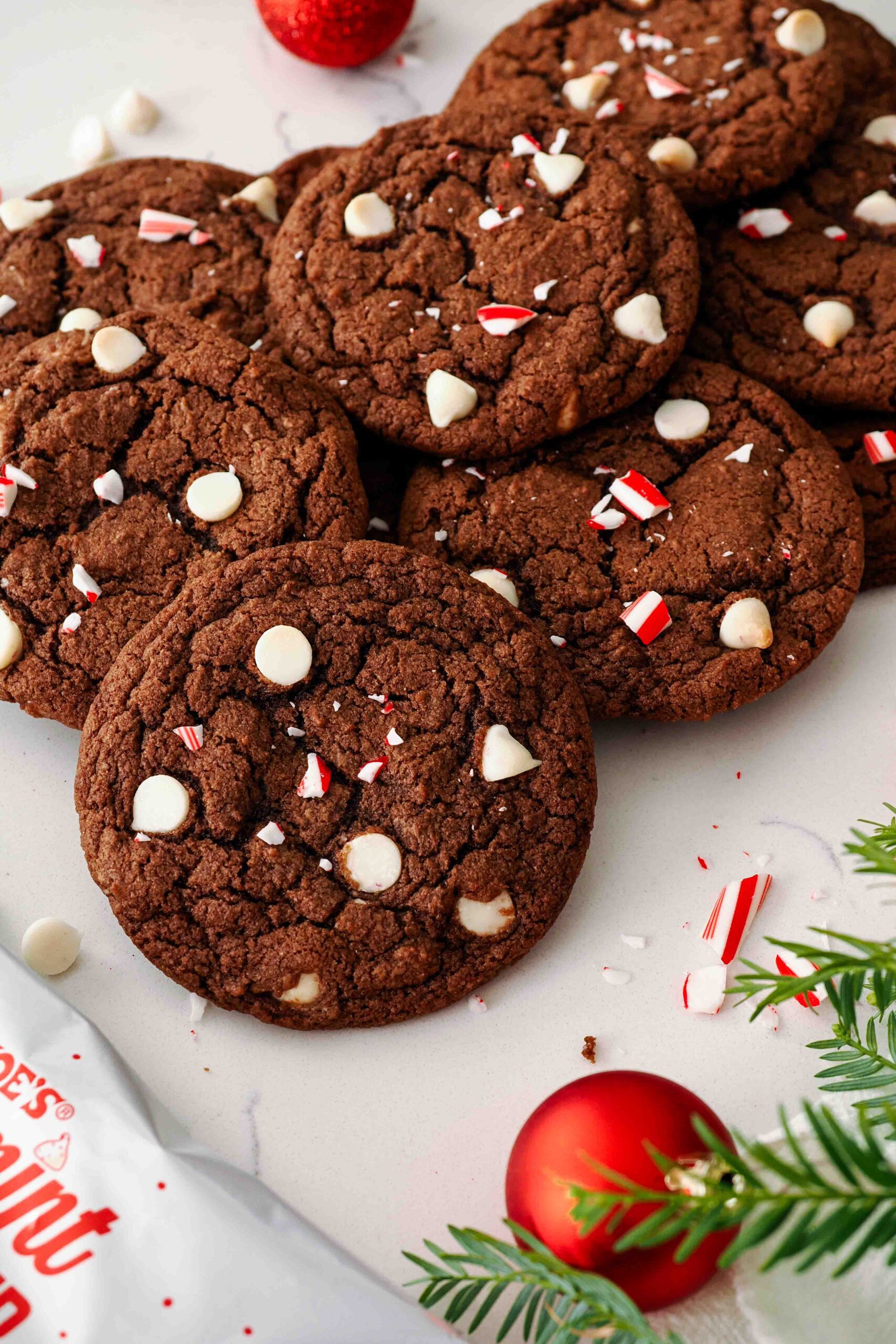 Chocolate Peppermint Cookies - The Floral Apron