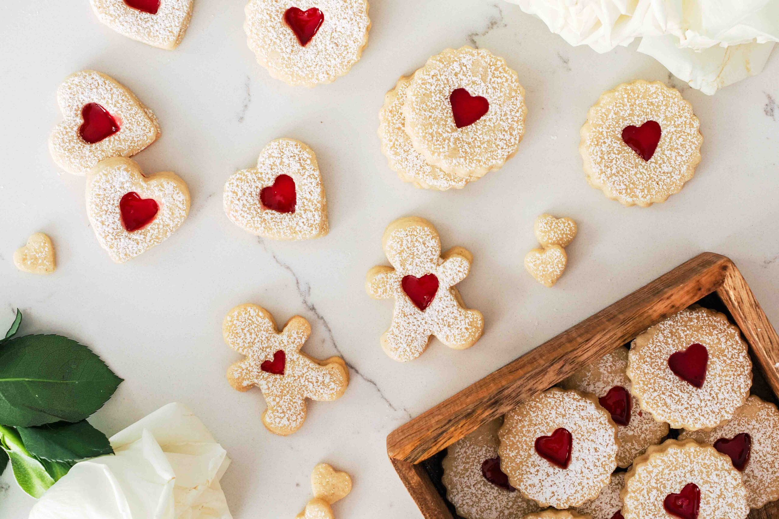 Linzer Cookies - The Floral Apron