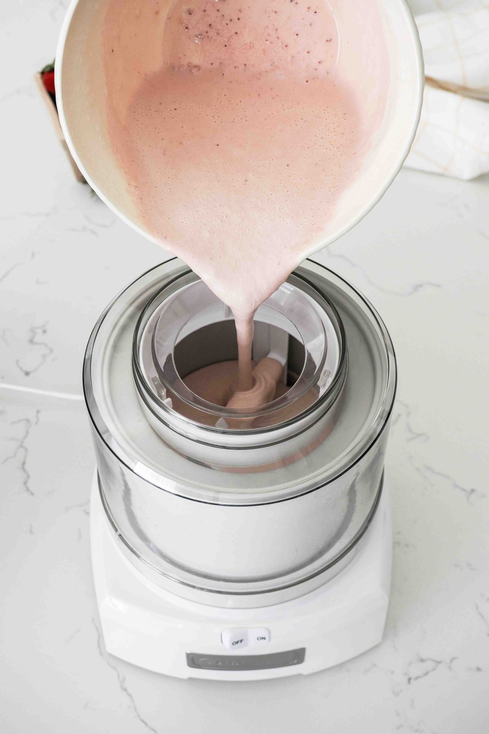 Strawberry Ice Cream | The Floral Apron
