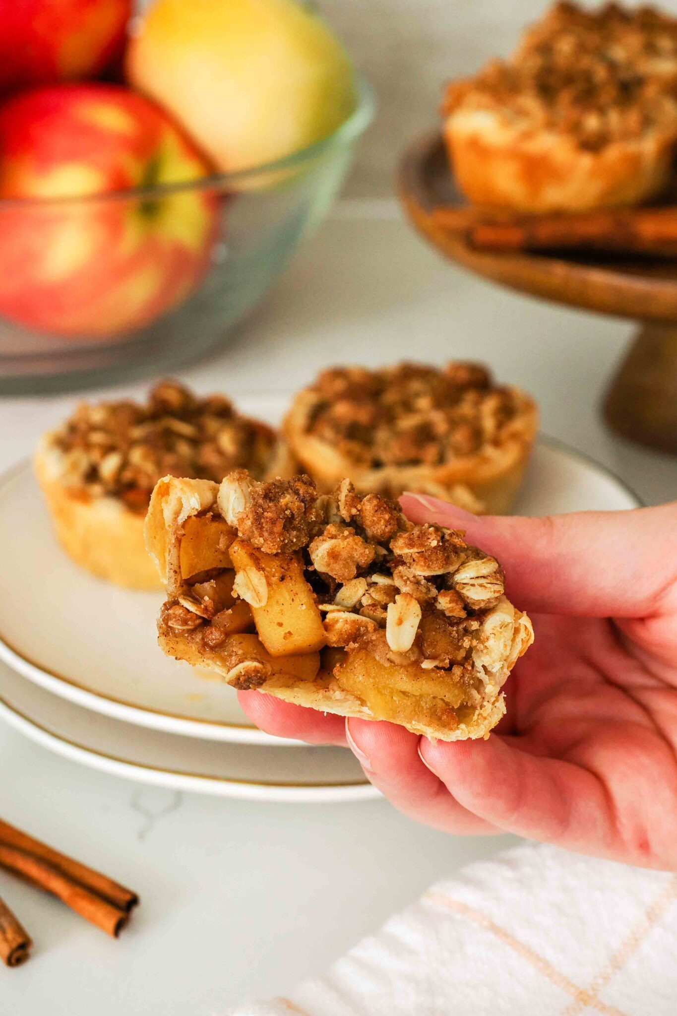 Mini Dutch Apple Pies | The Floral Apron